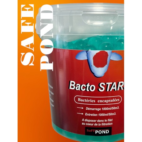 BACTERIES POUR L'ENTRETIEN DU FILTRE ET DU BASSIN TOUT AU LONFG DE L'ANNEE